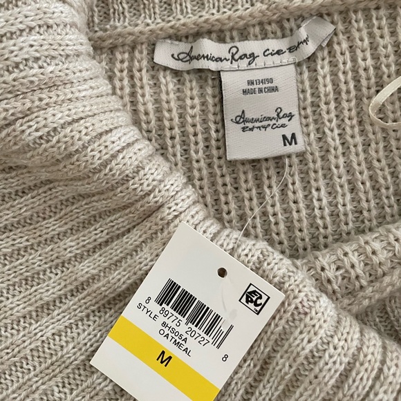 American Rag | Sweaters | American Rag Cie Knit Sweater Oatmeal Tan ...
